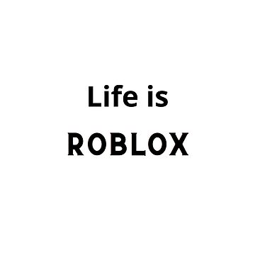"life is roblox " Sticker for Sale by salmaas | Redbubble