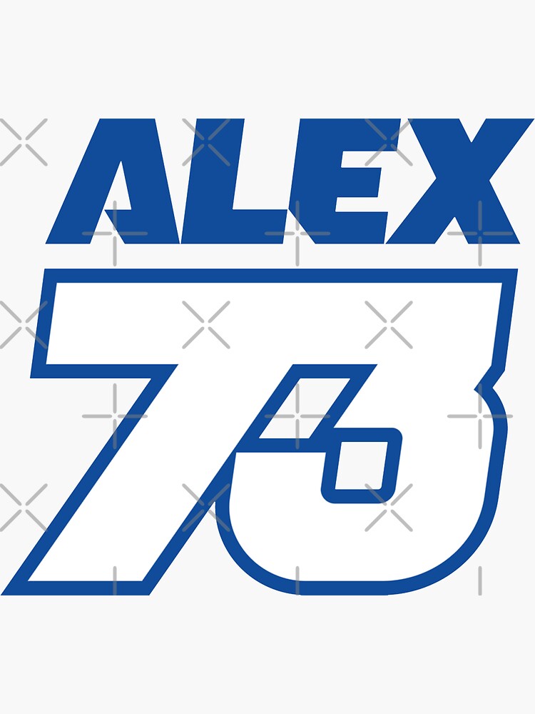 "Alex Marquez Number 73" Sticker for Sale by MotoGPHub | Redbubble