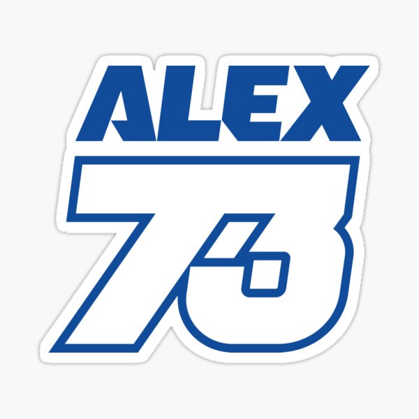 "Alex Marquez Number 73" Sticker for Sale by MotoGPHub | Redbubble
