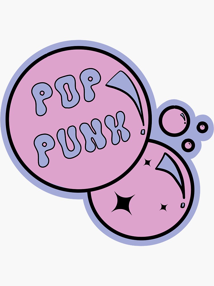 "Pop punk" Sticker for Sale by TSBC69420 | Redbubble