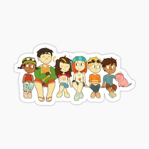 "MCSM Olivia Axel Petra Lukas Jesse Reuben" Sticker by nukeypookie ...