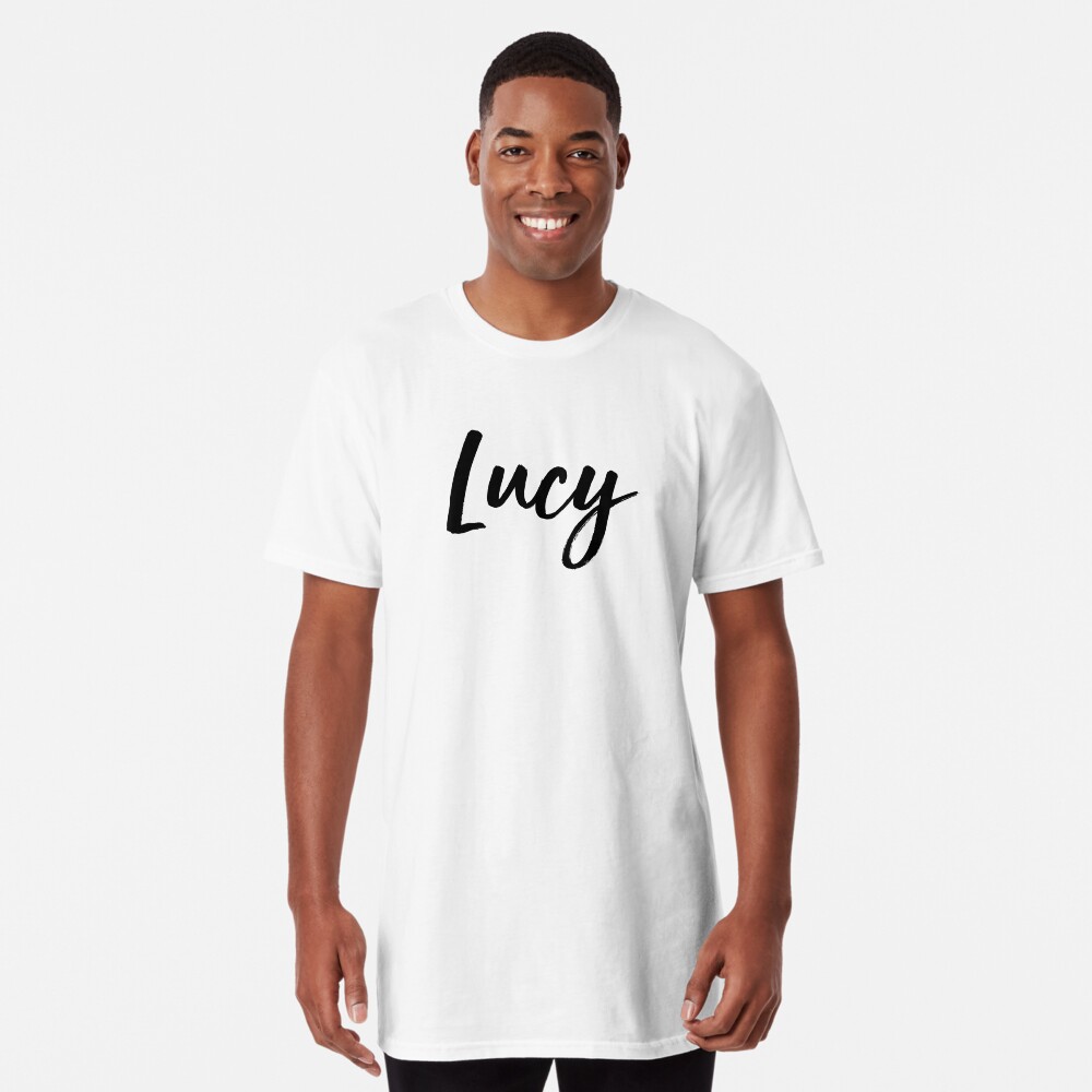 " Lucy Cursive Name Label (Black)" Sticker for Sale by ⭐⭐⭐⭐⭐ OKINTA ...