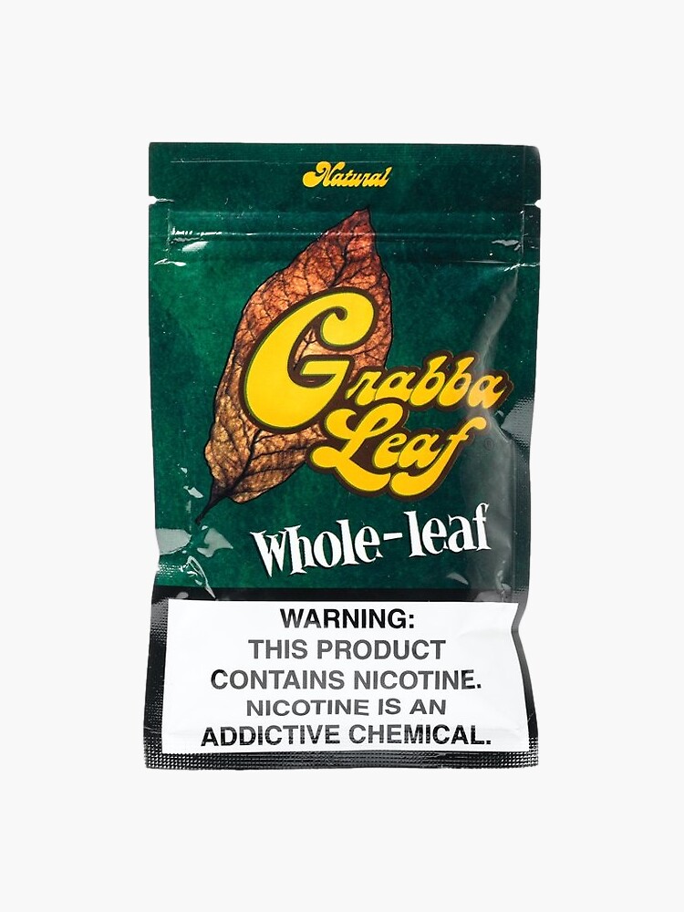 "Grabba Leaf Pack" Sticker for Sale by ginwithinreach | Redbubble