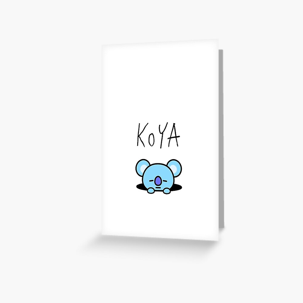 "Koya RM Namjoon BTS BT21 Line Friends" Greeting Card for Sale by ...