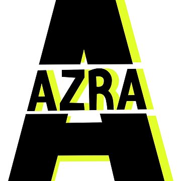 " Initial Monogram Azra Name Label" Art Board Print for Sale by ⭐⭐⭐⭐⭐ ...