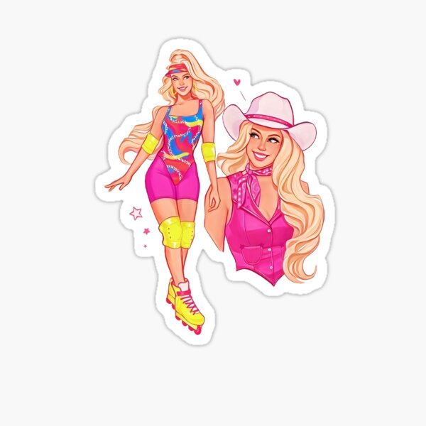 "Barbie movie" Sticker for Sale by Doya0Magical0Un | Redbubble