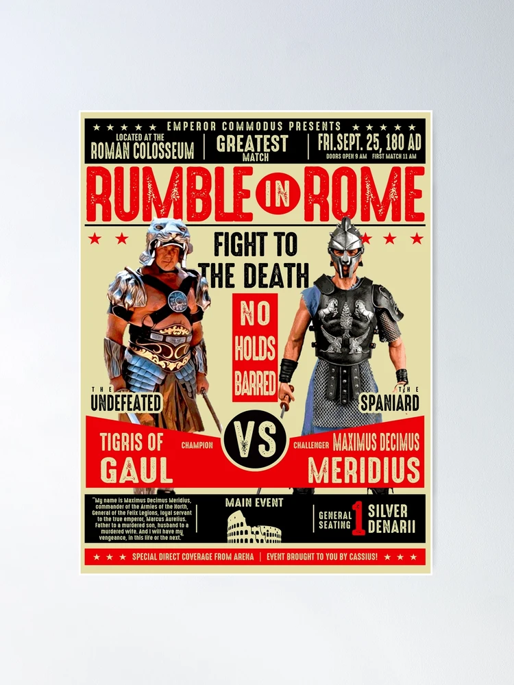 Roman Gladiator Poster