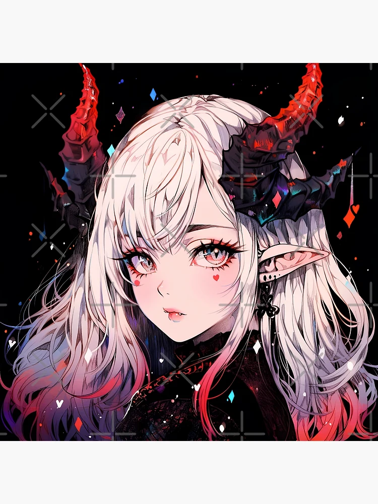 Chica Anime Demonio Triste