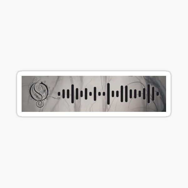 "Opeth - Bleak Spotify Scan Code" Sticker for Sale by SpotiCodes ...