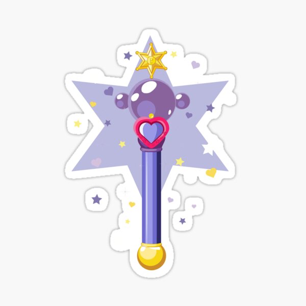 "Copy of sailor pluto scepter" Stickerundefined by yessebel | Redbubble
