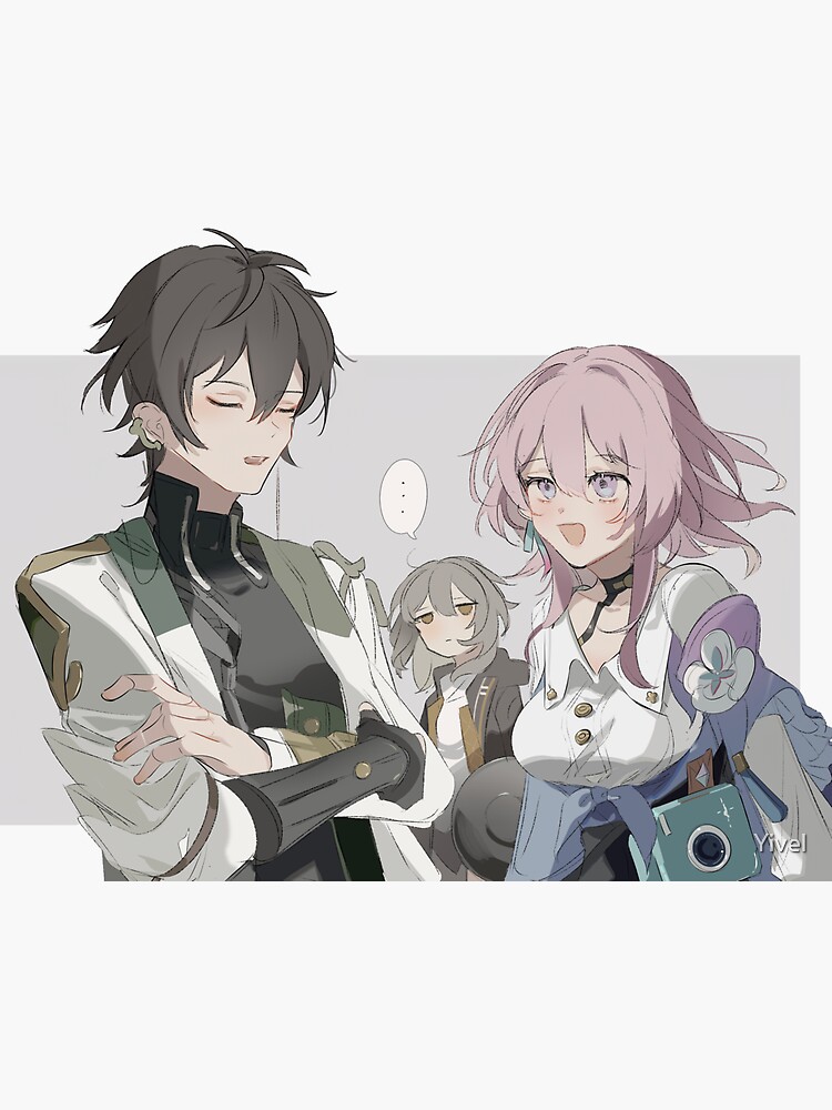 "Astral Express Gang Chatting" Sticker for Sale by Yivel | Redbubble