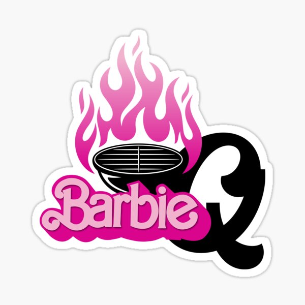 "BBQ - Barbecue - Barbie Q" Sticker for Sale by TOTALPRINT | Redbubble