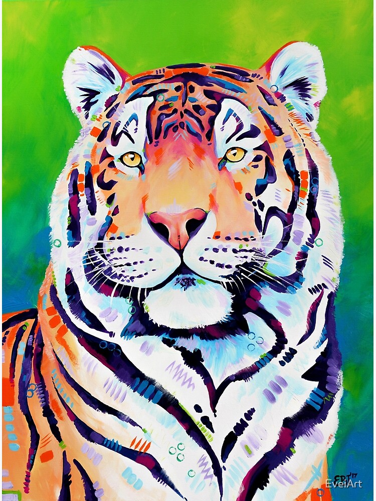 "Shining Bright - Tiger Art" Poster for Sale by EveiArt | Redbubble