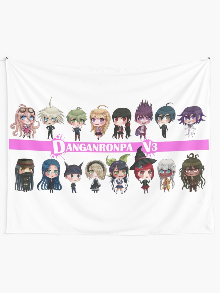 "Danganronpa V3 Chibis" Tapestry by TabithaAbadeer | Redbubble