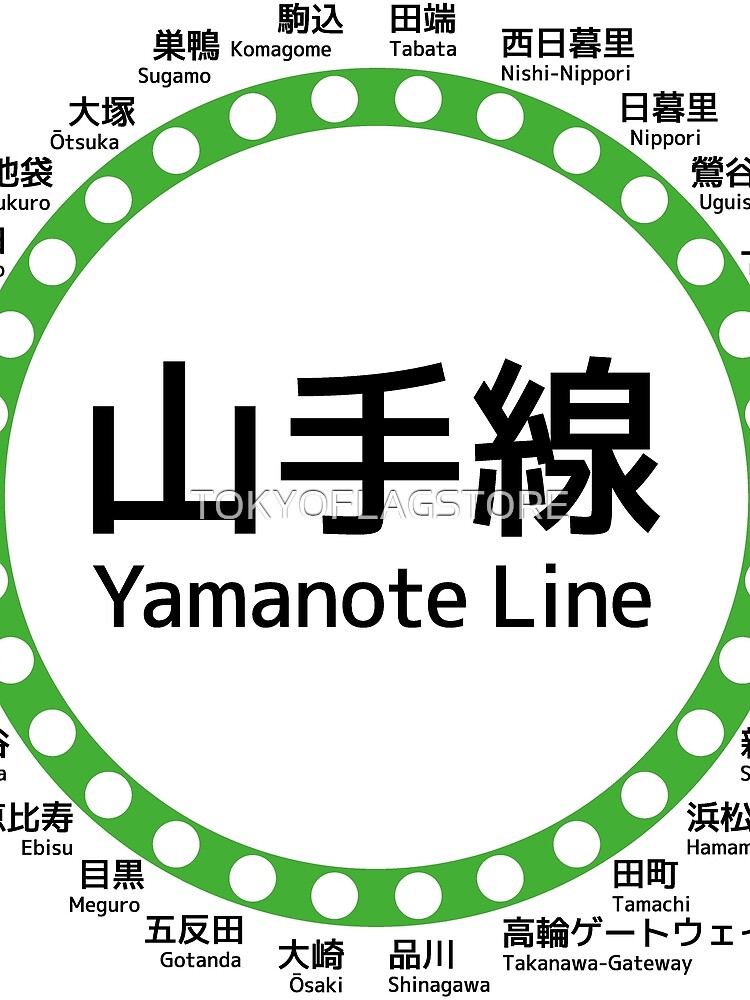 Yamanote Line Map Lines Route Hours Tickets