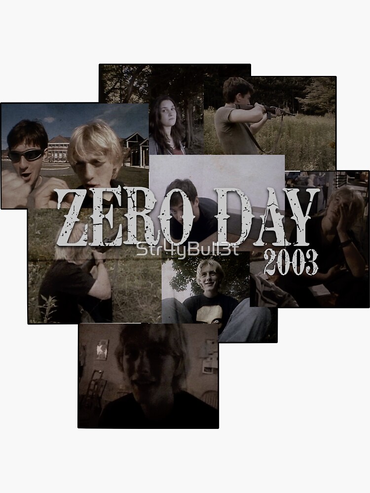 "Zero Day 2003" Sticker for Sale by TheUpwardSpiral | Redbubble