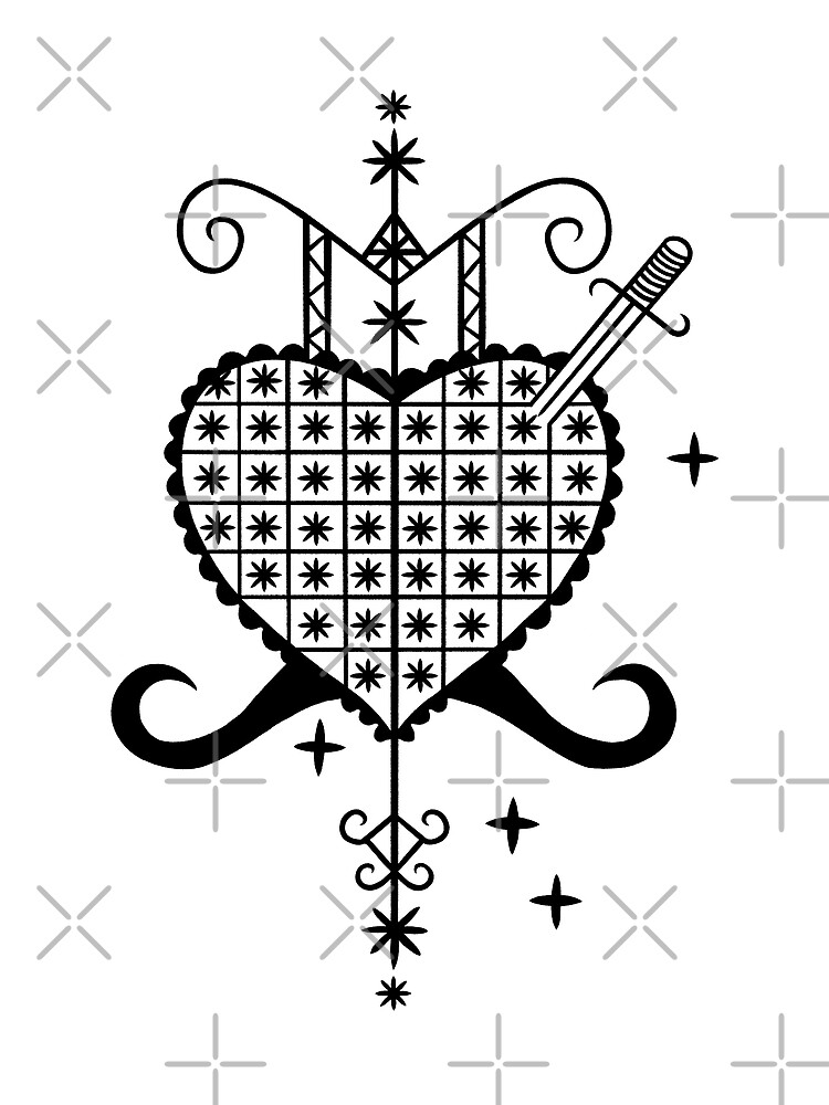 "Erzulie Dantor Veve" Poster by LysaKarell | Redbubble