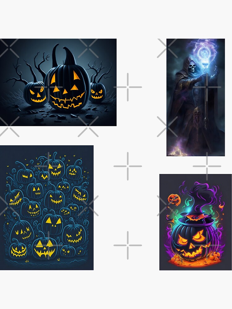 "Scary Sticker pack Halloween # 12" Sticker for Sale by Justmyideas ...