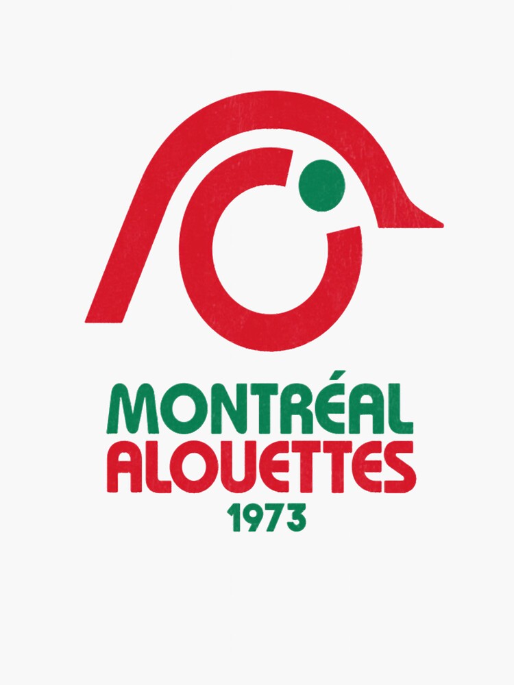 "Montreal Alouettes 1973 Vintage Logo" Sticker for Sale by TeresaHack ...
