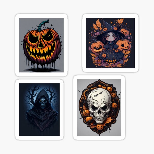 "Scary Sticker pack Halloween # 14" Sticker for Sale by Justmyideas ...
