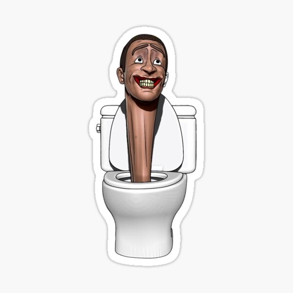 "skibidi toilet " Sticker for Sale by AmazonShirtSt | Redbubble