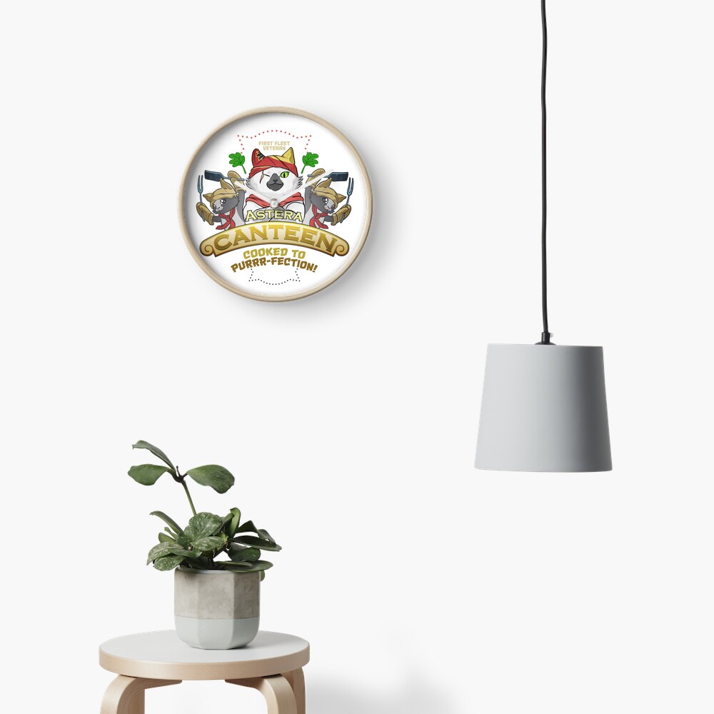 "Monster Hunter Palico Cat Meowscular Chef " Clock by floatingdisc ...