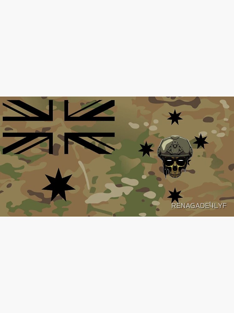 "Australian Flag - Multicam (Tactical Skull)" Sticker for Sale by ...