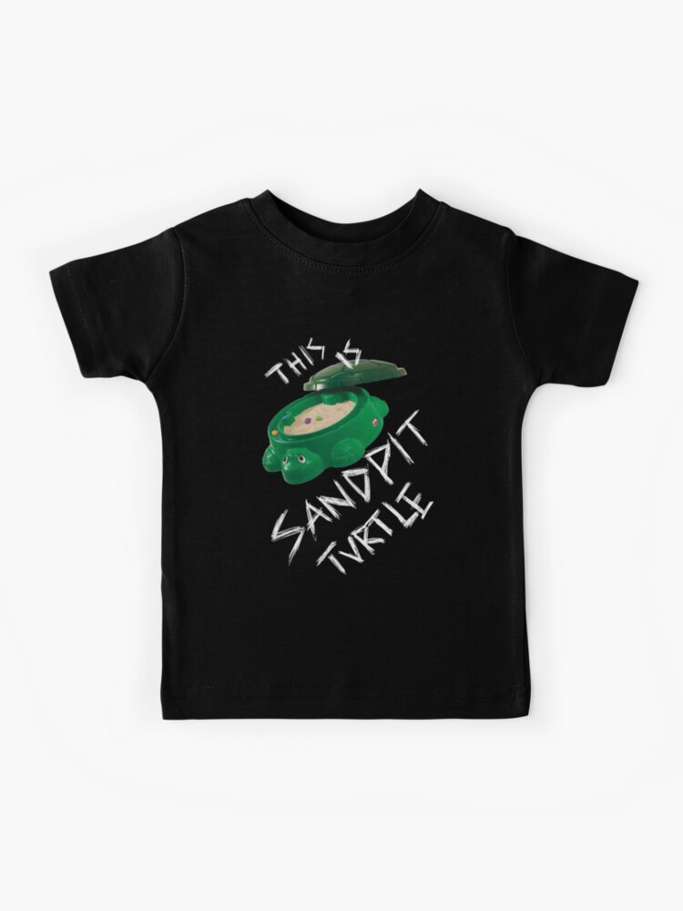 "This Is Sandpit Turtle - bmth meme - white on black" Kids T-Shirt for ...