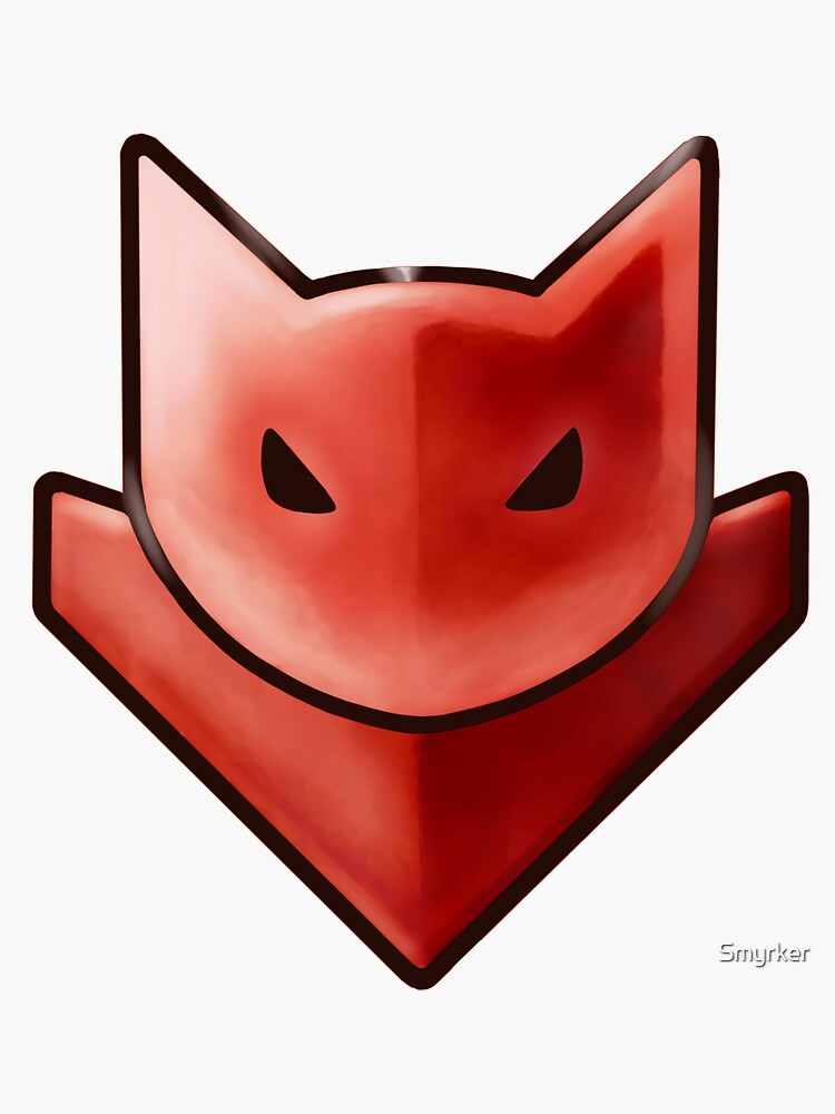 "Red Catmander - GW2" Sticker for Sale by Smyrker | Redbubble
