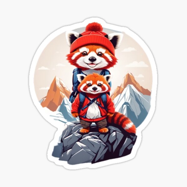 Pegatina for Sale con la obra «Cómic de dibujos animados de senderismo ...