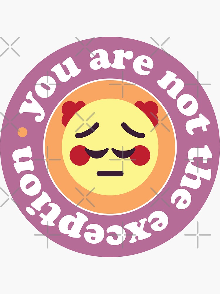 "you are not the exception foolish one by taylor swift" Sticker for ...