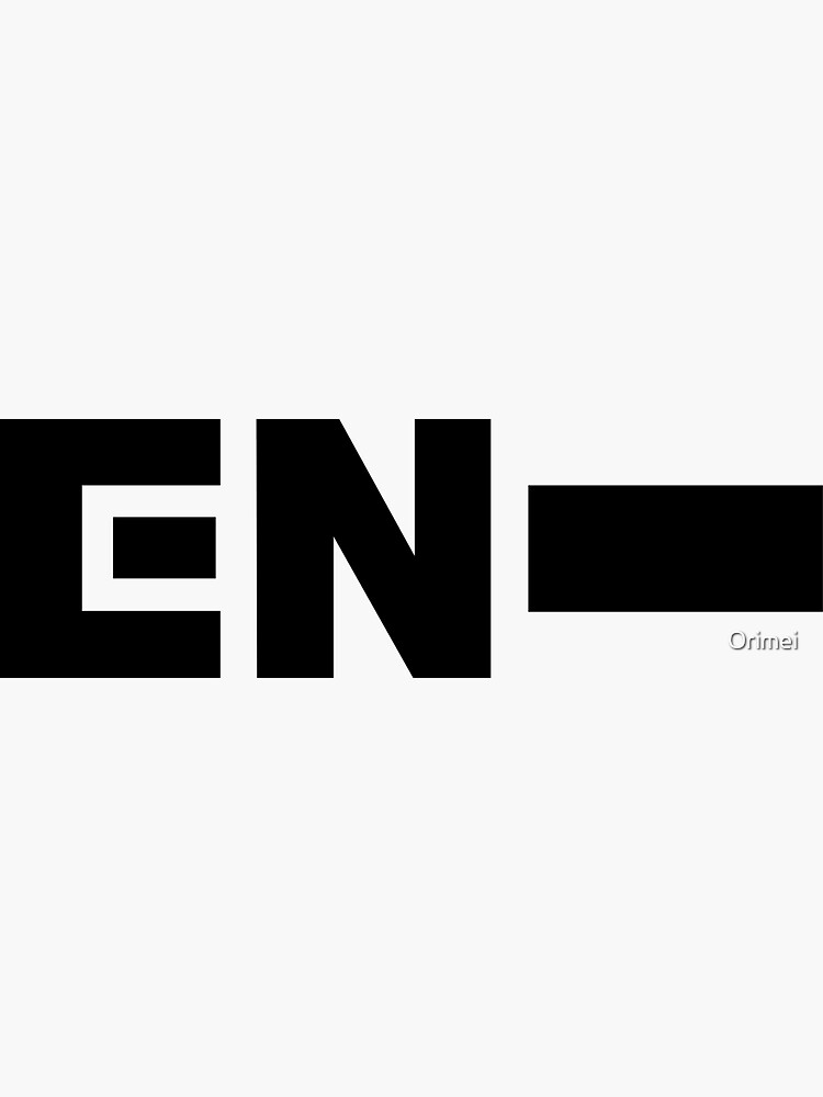 "Enhypen K-pop Group Logo" Sticker for Sale by Orimei | Redbubble