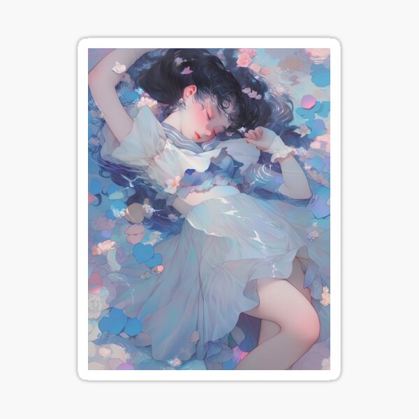 "Ami Mizuno II" Sticker for Sale by Illusionoflaife | Redbubble