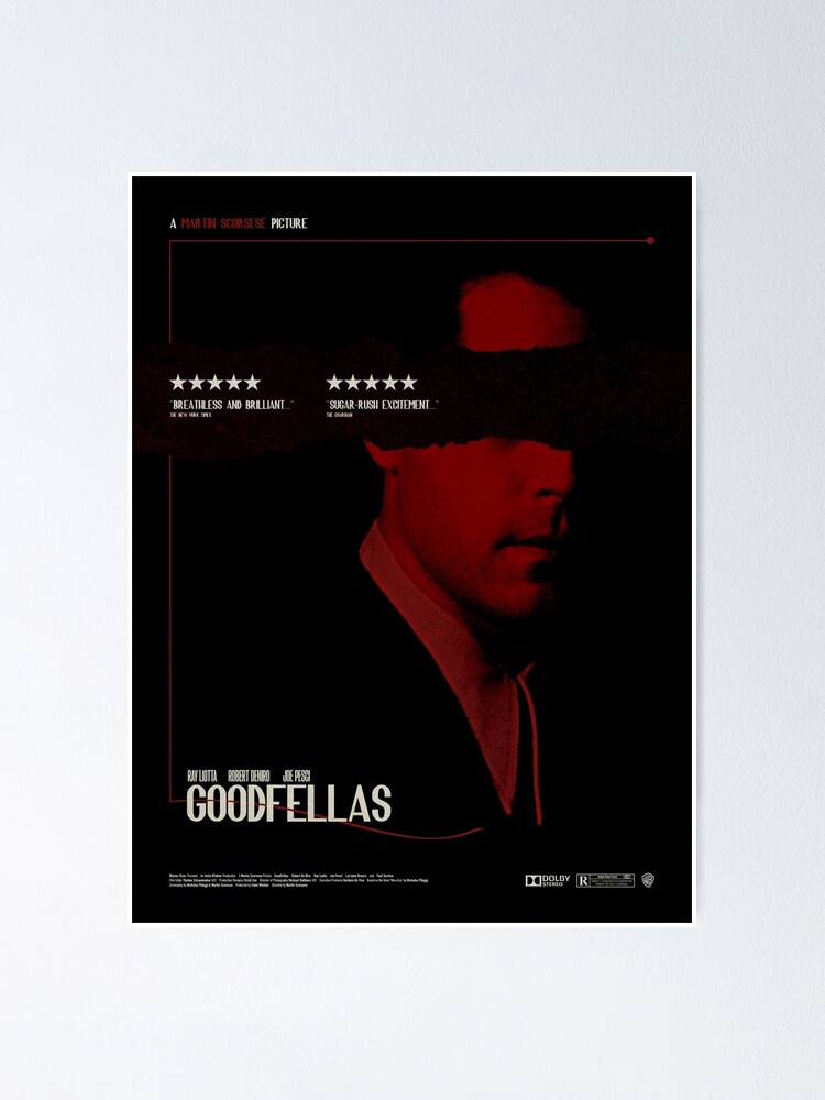 "Goodfellas (1990)" Poster for Sale by Winding Road Design | Redbubble