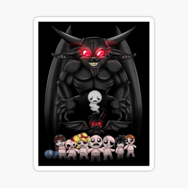 "Binding Of Issac " Sticker for Sale by ayeoopsz | Redbubble