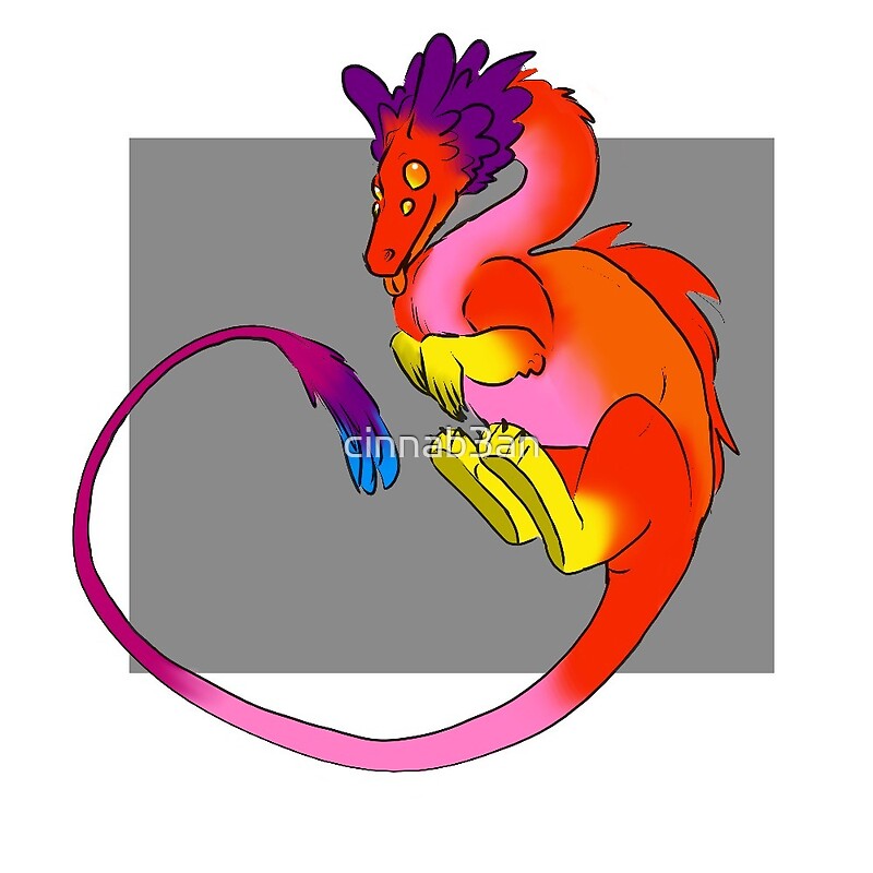 "Sprite the Dragon" by cinnab3an | Redbubble