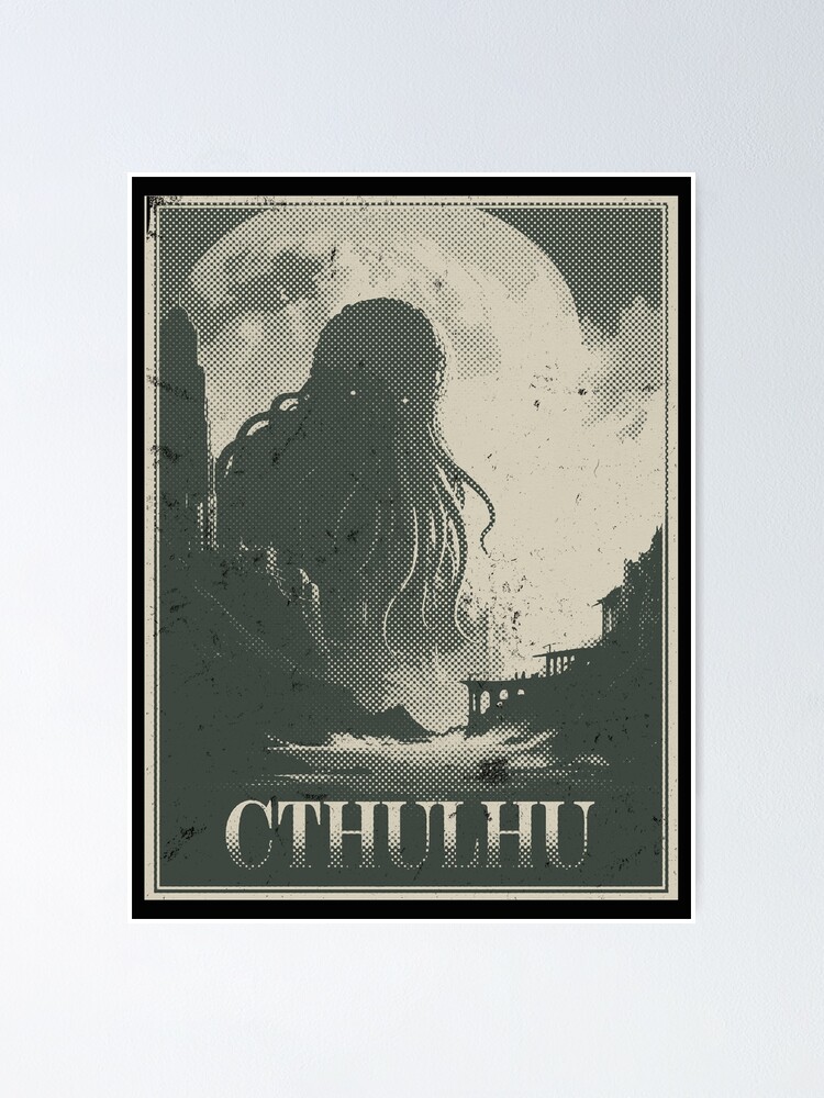 "Cthulhu vintage " Poster for Sale by RetroPandora | Redbubble