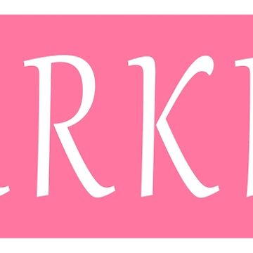 "Parker Girls Name" Sticker for Sale by jeallan | Redbubble