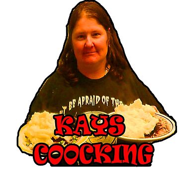 "Kays cooking" Sticker for Sale by vistafashion1 | Redbubble