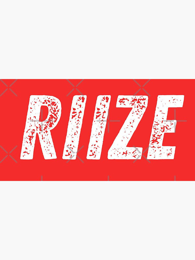 "RIIZE red design" Sticker for Sale by cesun | Redbubble