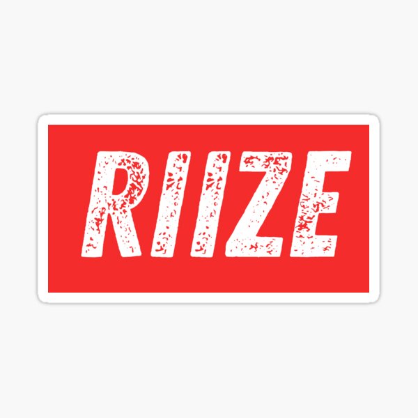 "RIIZE red design" Sticker for Sale by cesun | Redbubble