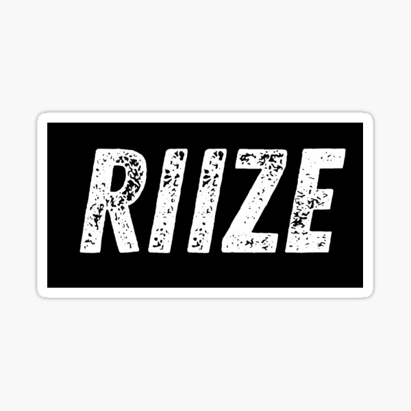 "RIIZE black design" Sticker for Sale by cesun | Redbubble