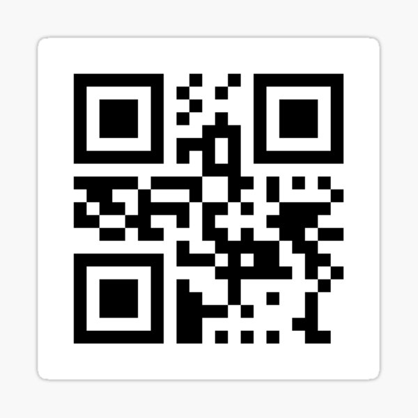 "Lit AF - QR Code" Sticker by UsernameIsInUse | Redbubble