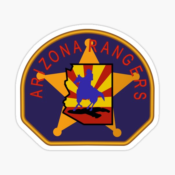 "Arizona Rangers" Sticker for Sale by wordwidesymbols | Redbubble
