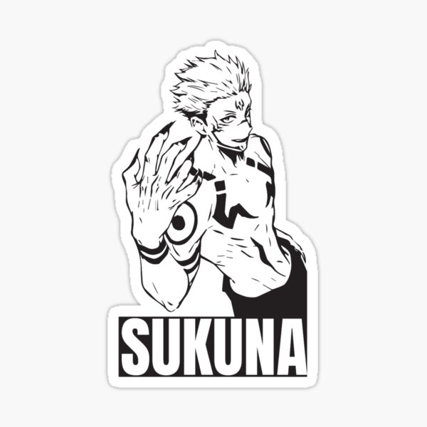 "Sukuna Essential" Sticker for Sale by Oraoss | Redbubble