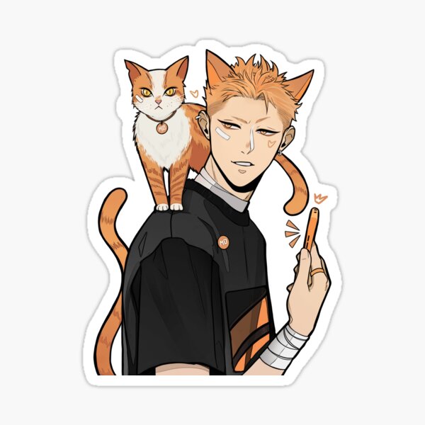 "Mo CAT - 19 DAYS" Sticker for Sale by Susto | Redbubble
