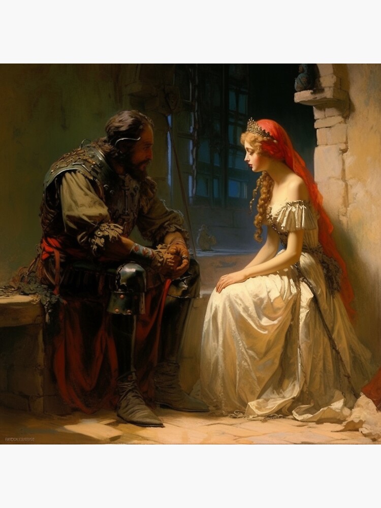 "Warrior and Medieval Wench # 2" Sticker for Sale by Demonik-Art ...