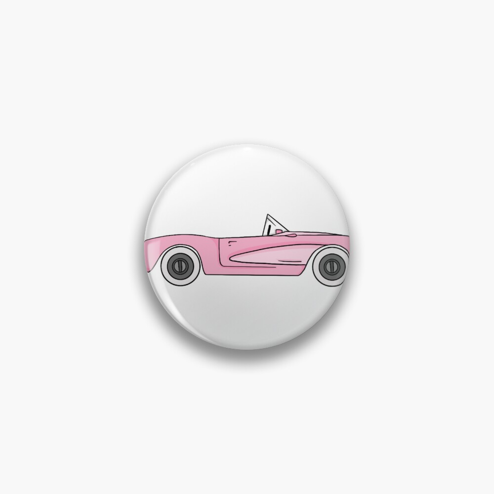 "Barbie Movie Barbie Car Corvette" Sticker for Sale by Giu Alexandria ...