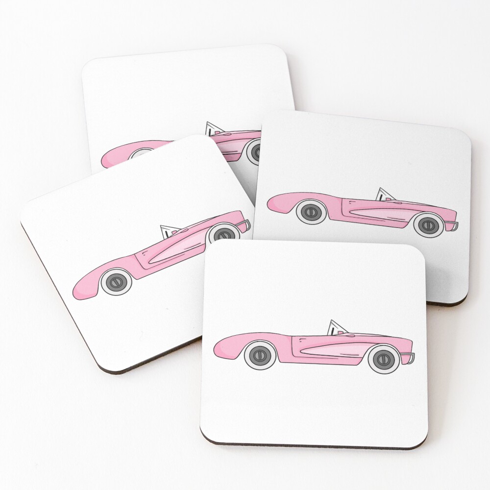 "Barbie Movie Barbie Car Corvette" Sticker for Sale by Giu Alexandria ...