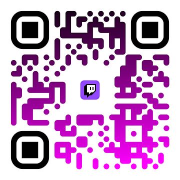 "Twitch QR Code" Sticker for Sale by BobaBird | Redbubble